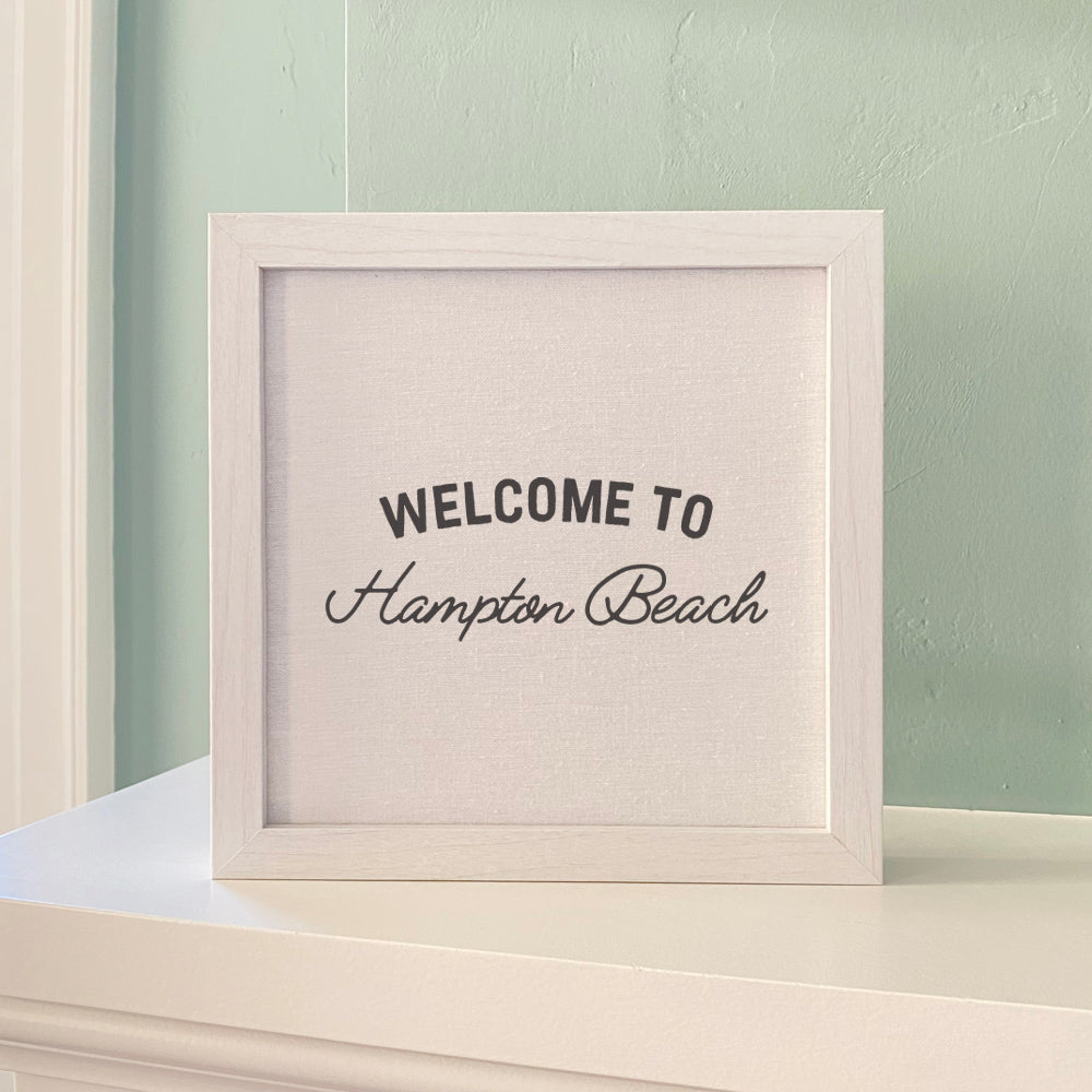 Welcome to Beach Custom - Framed Sign – American Life Brands
